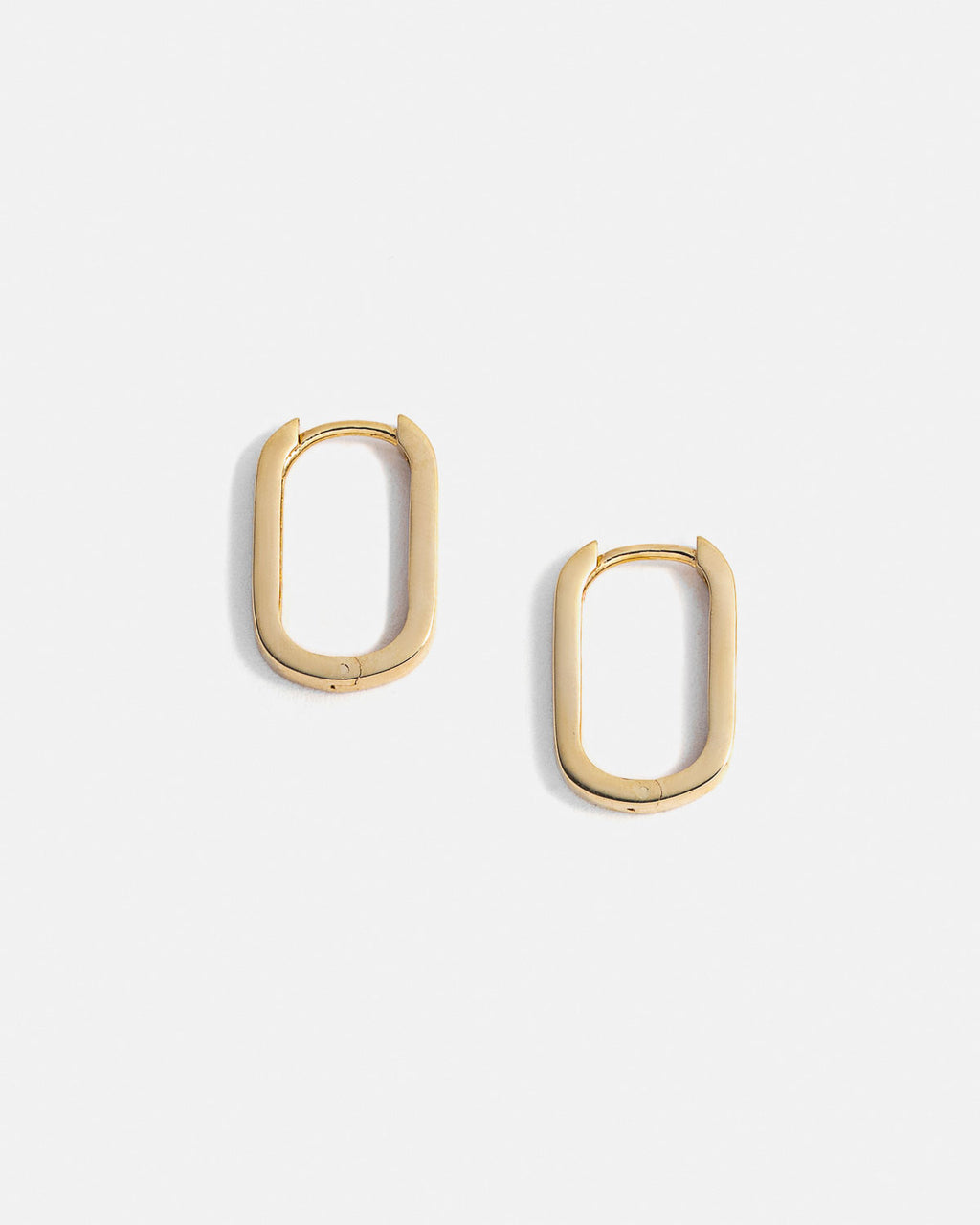 Rectangle Paper Clip Huggies in Gold | MYEL Design